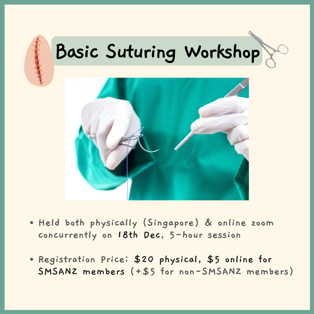 2021 Basic Suturing & Basic Language Workshop – Singapore Medical ...